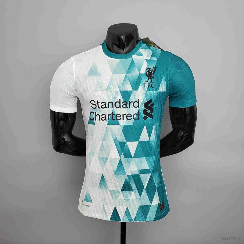 NOVO UNIFORME LIVERPOOL 2022-23 MODELO VERDE/BRANCO MASCULINO ...