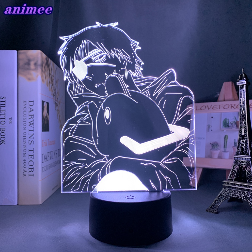 Anime Led Light Chainsaw Man For Bedroom Decoration Nightlight Birthday ...