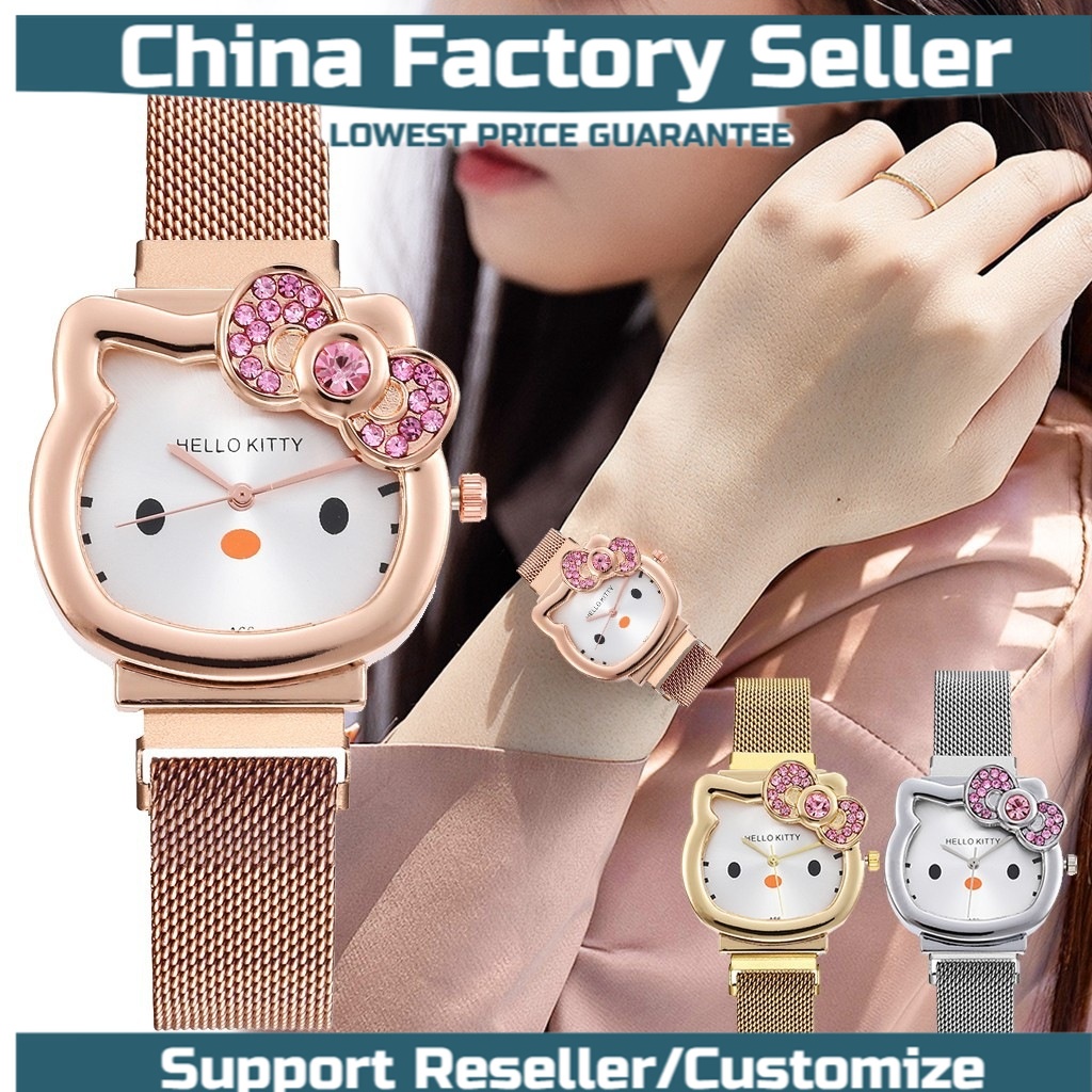 Reloj Hello Kitty Para Mujer , Relojes De Dibujos Animados Para Niños Y ...