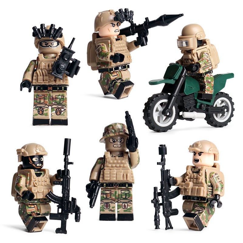 LEGO Army Ranger OCP SF Soldier Custom LEGO Military Minifigure ...