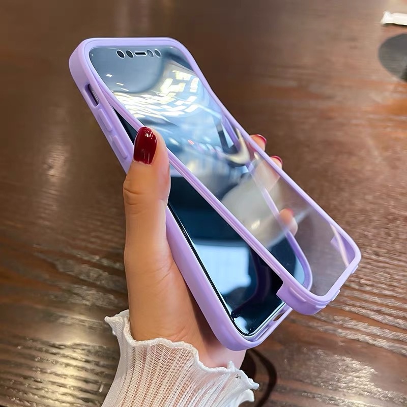 Funda Transparente De Lujo 360 De Cuerpo Completo Delantero + Trasera ... Funda Transparente De Lujo 360 De Cuerpo Completo Delantero + Trasera ...