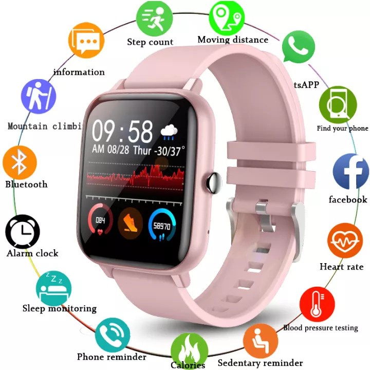 Fitness Kids Smart Watch Y68 Children Smartwatch For Girls