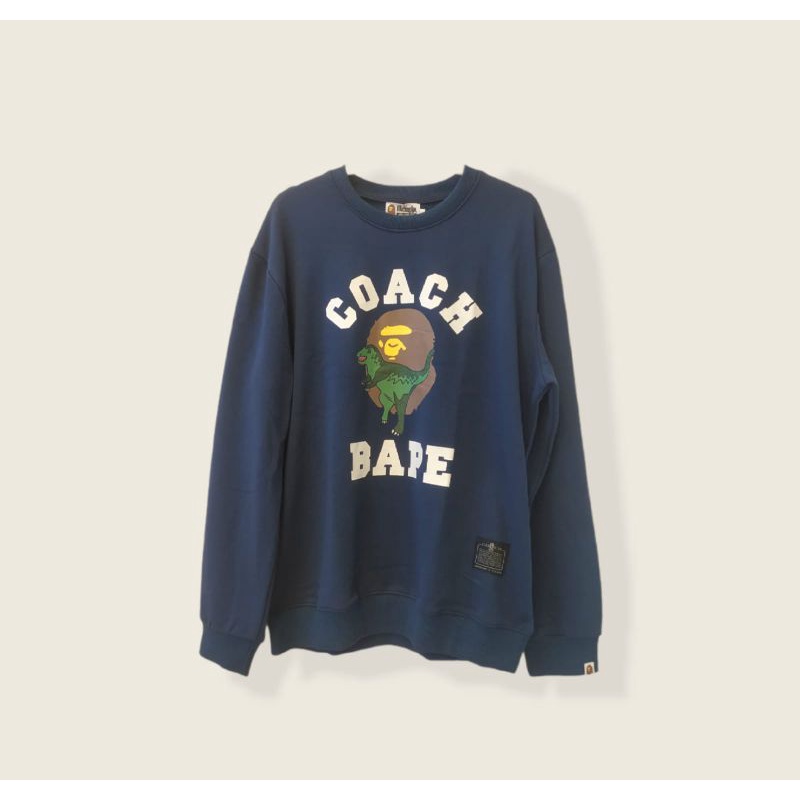 サイズM APE X COACH REXY CREW SWEAT トップス スウェット lyceumlisboa.pt