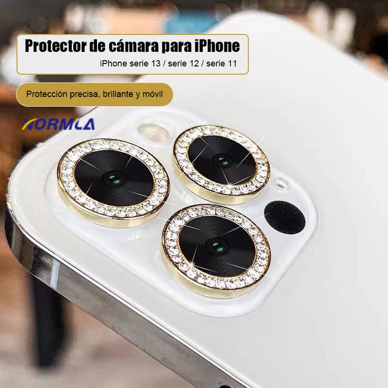 Protector De Lente De Cámara De Diamante Para Iphone 13 Pro Max 12 Mini
