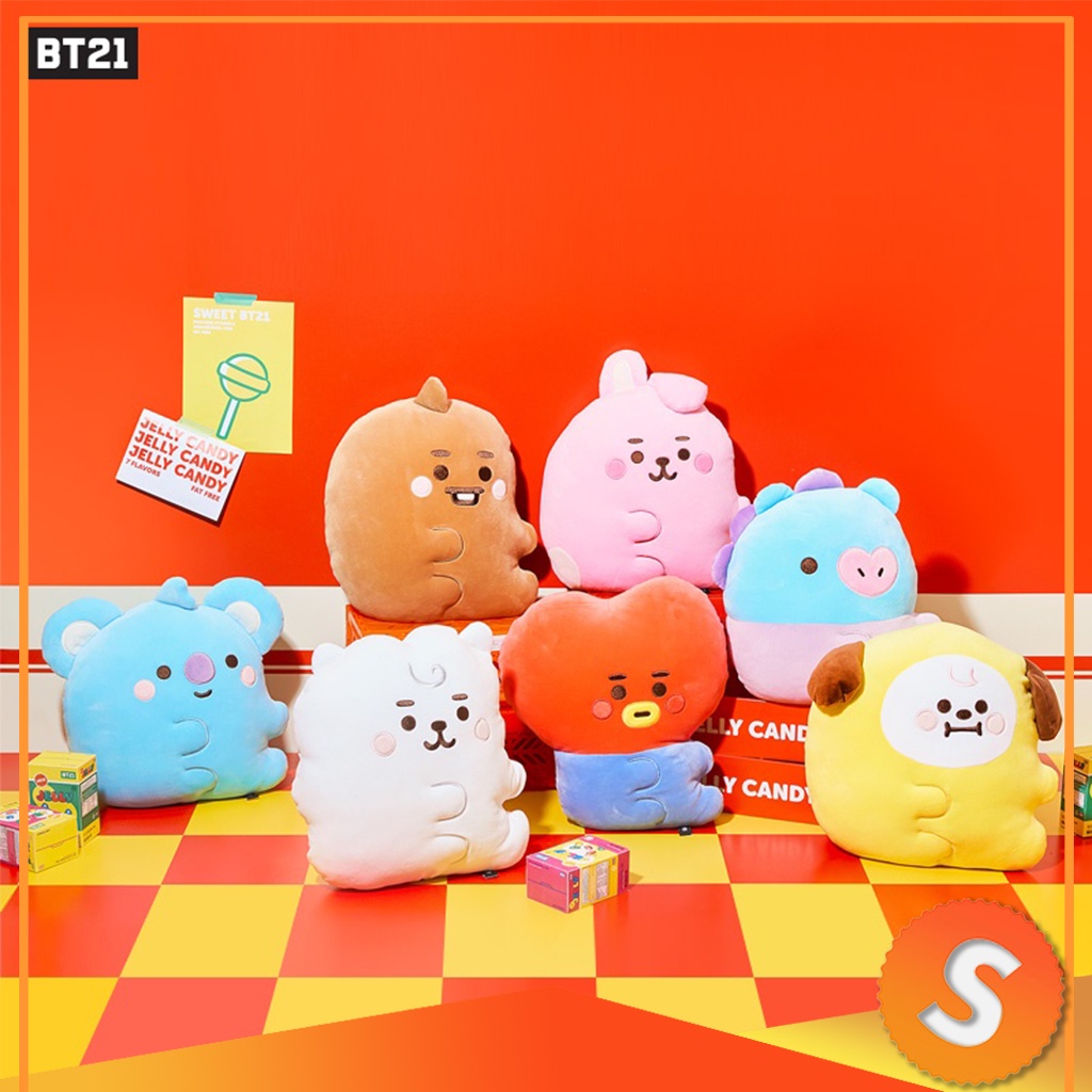 LINE FRIENDS KPOP Bt21 BTS Muñeca Jelly Candy Figura Almohada Animación ...