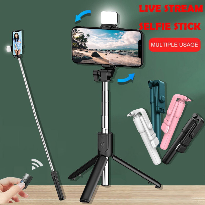 Palo Selfie Inalámbrico Bluetooth Para Iphone Android Plegable Monopie