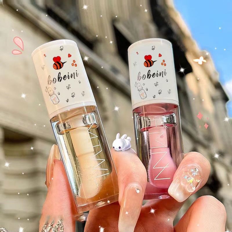 Melocotón Leche Miel Bálsamo Labial Aceite Alivia La Sequedad ...